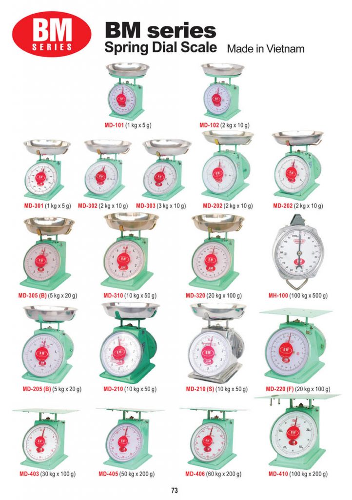 BM SERIES - SPRING DIAL SCALE - MASSTECH WEIGHING ENTERPRISE SDN. BHD.