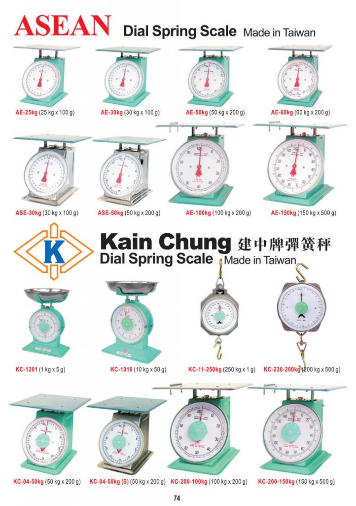 DIAL SPRING SCALE - MASSTECH WEIGHING ENTERPRISE SDN. BHD.