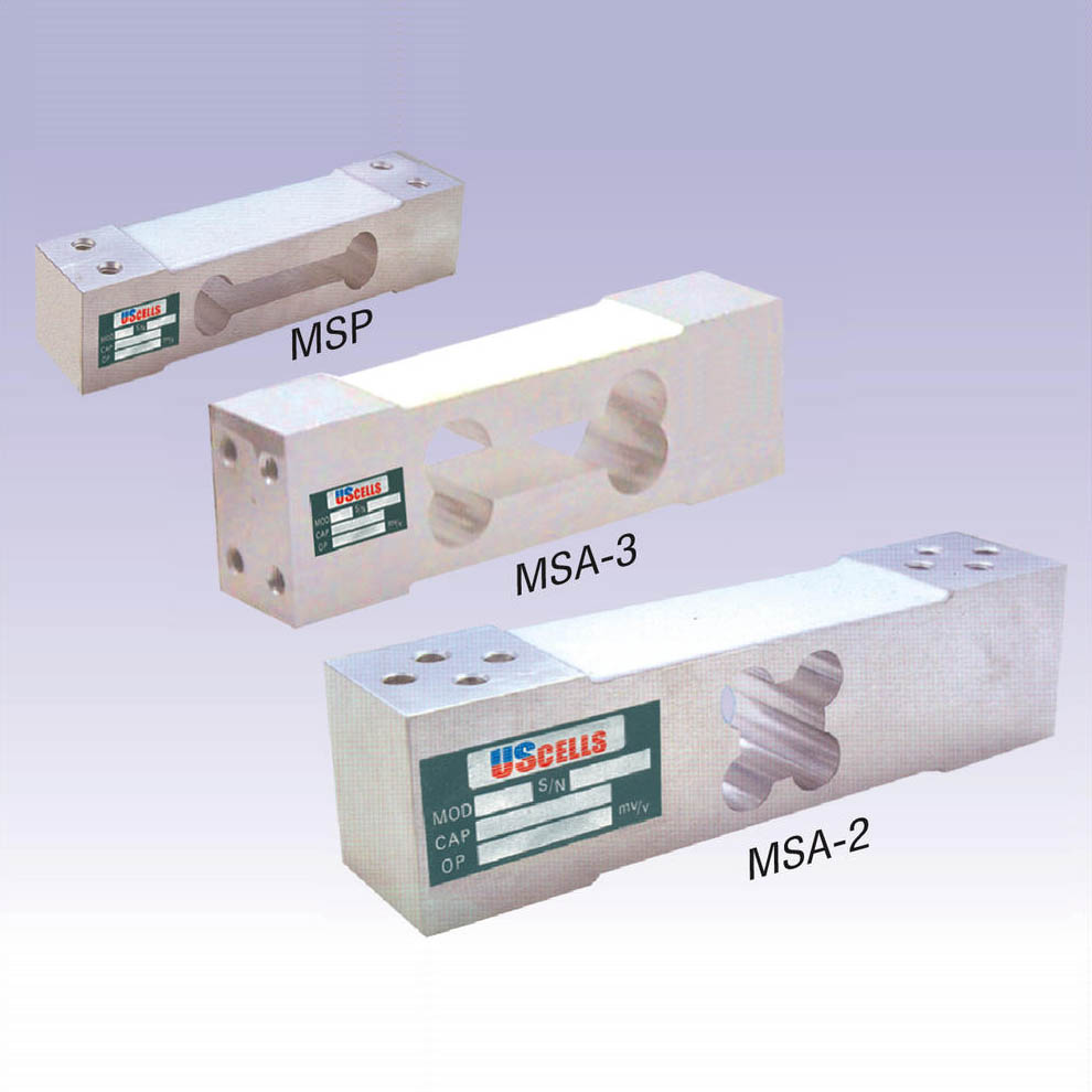 MSP MSA 2 MSA 3 ALUMINIUM SINGLE POINT LOAD CELLS MASSTECH 