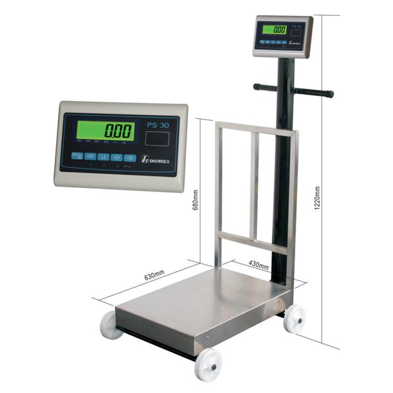 PS-30 SERIES - PLATFORM SCALE WITH WHEELS - MASSTECH WEIGHING ...